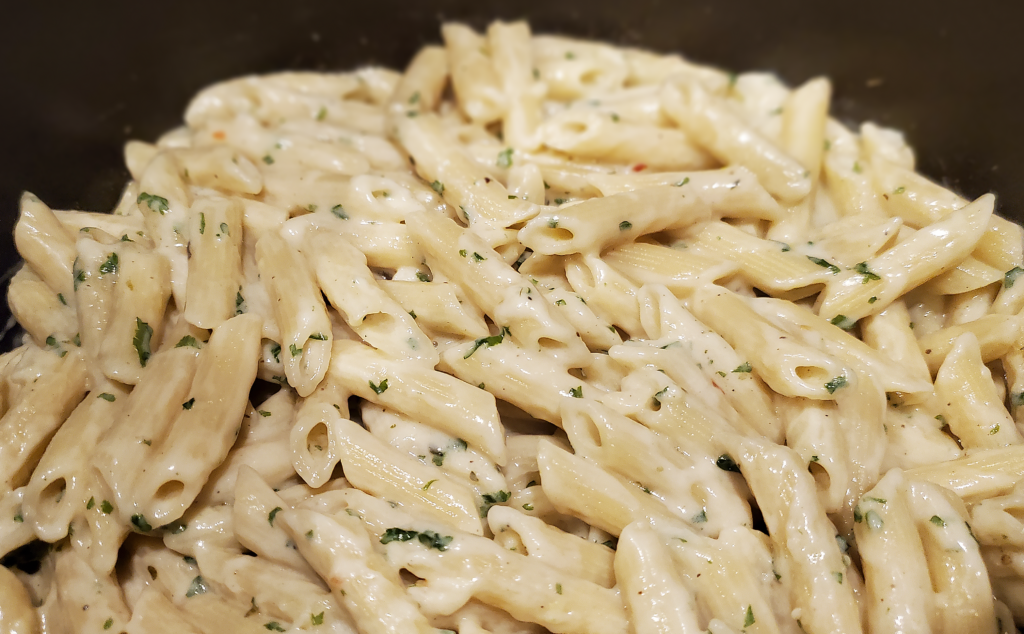 Creamy Garlic Parmesan Penne | urcookin